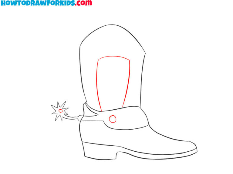 How to Draw a Cowboy Boot - Easy Drawing Tutorial For Kids