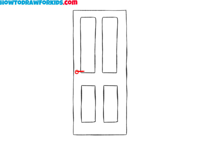 How to Draw a Door - Easy Drawing Tutorial For Kids
