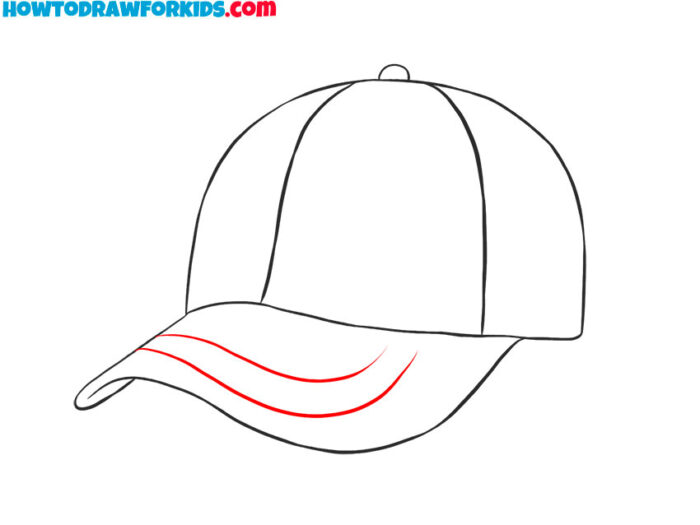 How to Draw a Baseball Cap - Easy Drawing Tutorial For Kids