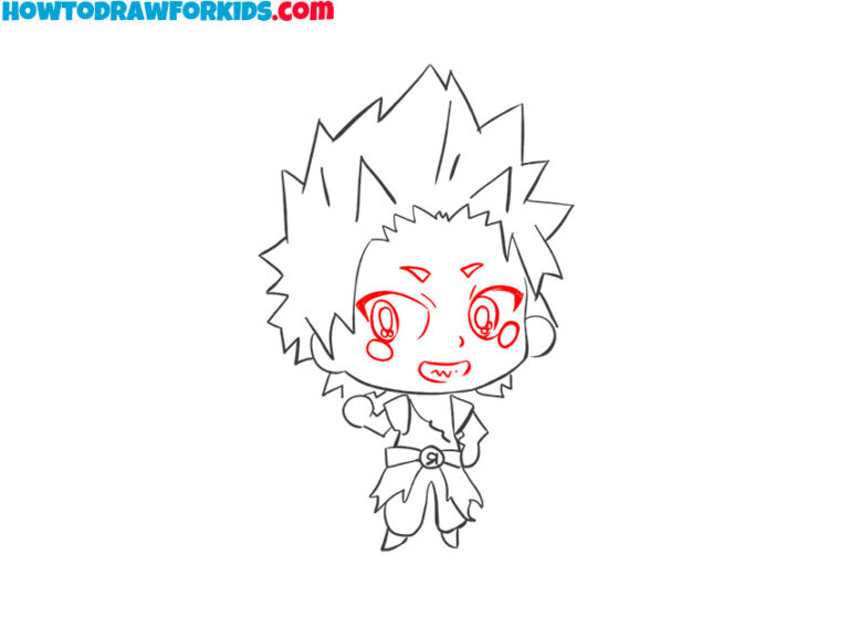 How to Draw Kirishima - Easy Drawing Tutorial For Kids