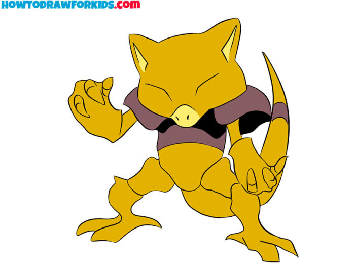 How to Draw Abra - Easy Drawing Tutorial For Kids