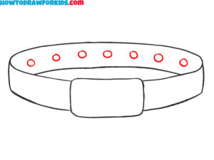 How to Draw a Dog Collar - Easy Drawing Tutorial For Kids