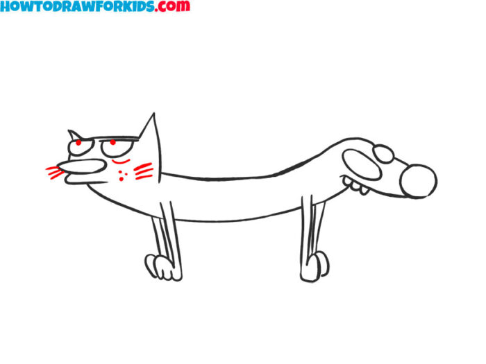 How to Draw CatDog - Easy Drawing Tutorial For Kids