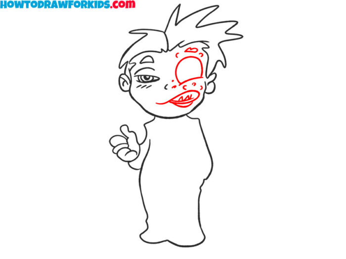 How to Draw Two-Face - Easy Drawing Tutorial For Kids