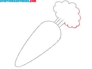 How to Draw a Carrot - Easy Drawing Tutorial For Kids