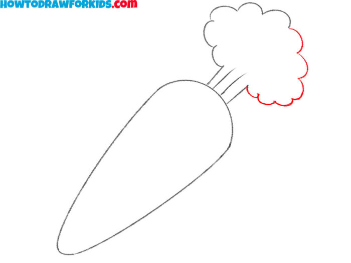 How to Draw a Carrot - Easy Drawing Tutorial For Kids