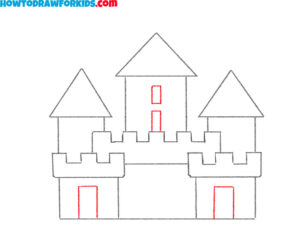 How to Draw a Castle - Easy Drawing Tutorial For Kids