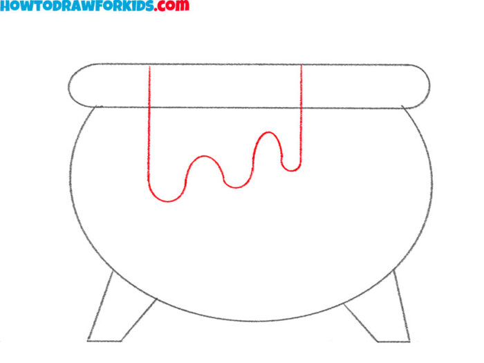 How to Draw a Cauldron - Easy Drawing Tutorial For Kids