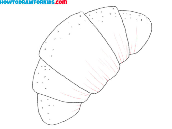 How to Draw a Croissant - Easy Drawing Tutorial For Kids