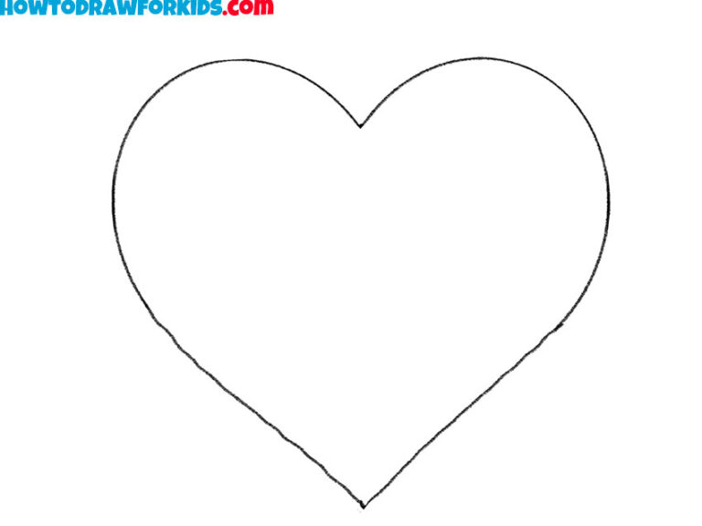 How to Draw a Heart - Easy Drawing Tutorial For Kids
