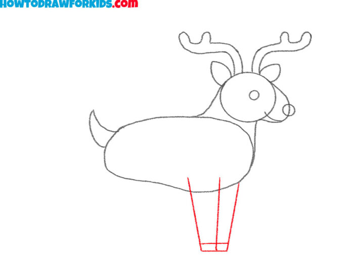 How to Draw a Reindeer - Easy Drawing Tutorial For Kids