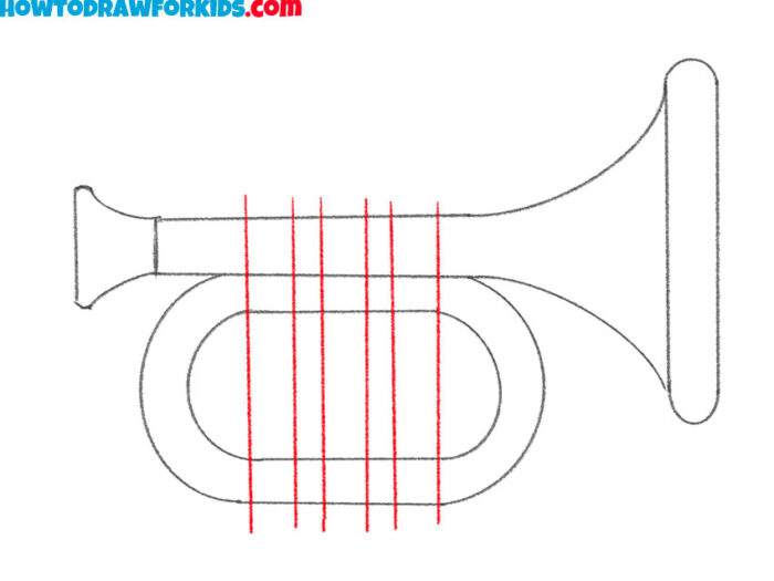 How to Draw a Trumpet - Easy Drawing Tutorial For Kids
