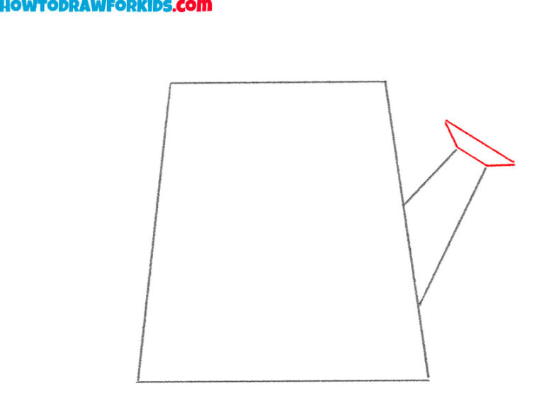 How to Draw a Watering Can - Easy Drawing Tutorial For Kids