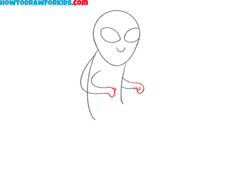 How to Draw an Alien - Easy Drawing Tutorial For Kids