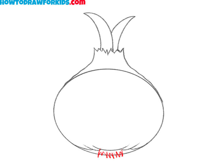 How to Draw an Onion - Easy Drawing Tutorial For Kids