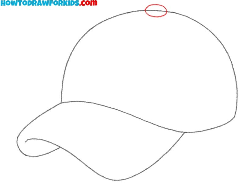 How to Draw a Baseball Cap - Easy Drawing Tutorial For Kids