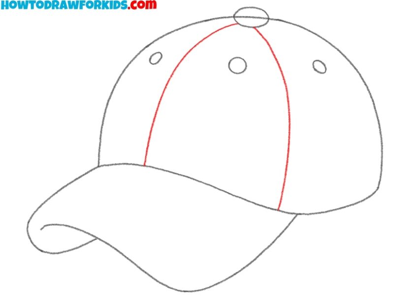 How to Draw a Baseball Cap - Easy Drawing Tutorial For Kids