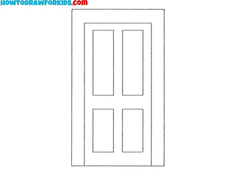 How to Draw a Door - Easy Drawing Tutorial For Kids