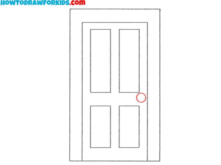 How to Draw a Door - Easy Drawing Tutorial For Kids