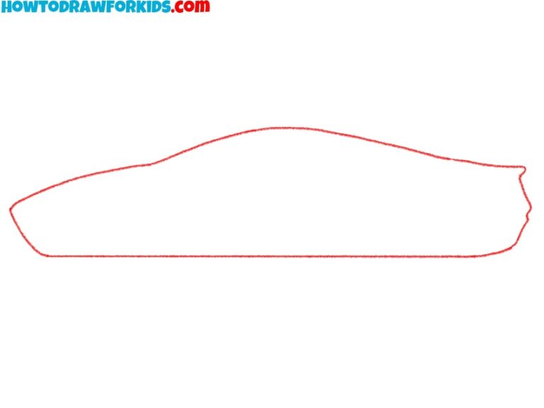 How to Draw a Ferrari - Easy Drawing Tutorial For Kids