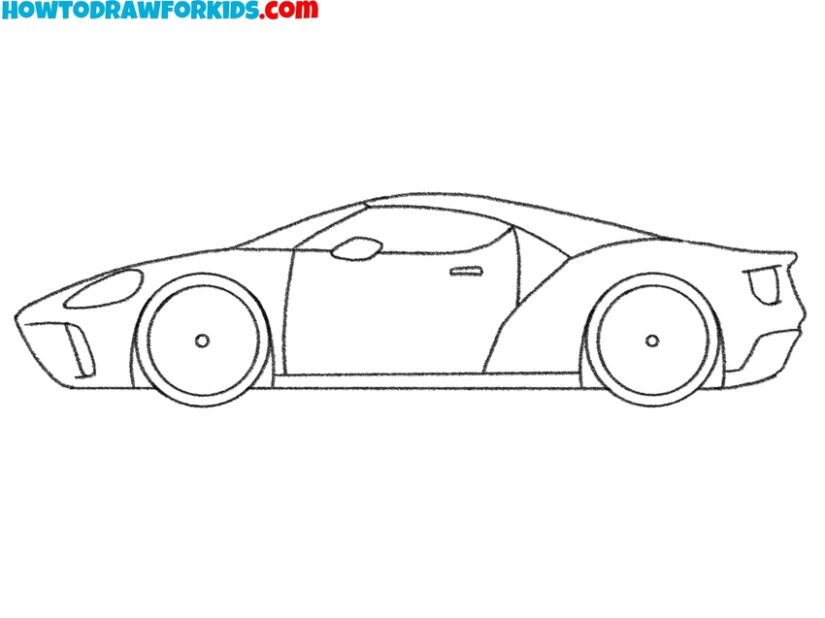 How to Draw a Ferrari - Easy Drawing Tutorial For Kids