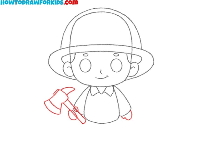 How to Draw a Firefighter - Easy Drawing Tutorial For Kids