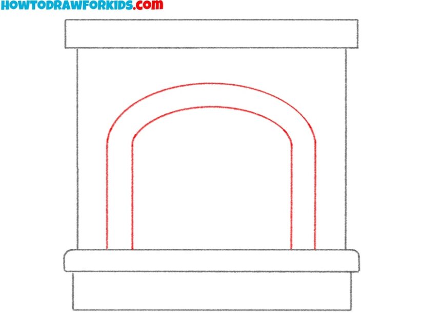 How to Draw a Fireplace - Easy Drawing Tutorial For Kids