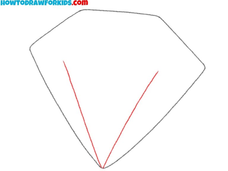 How to Draw a Gem - Easy Drawing Tutorial For Kids