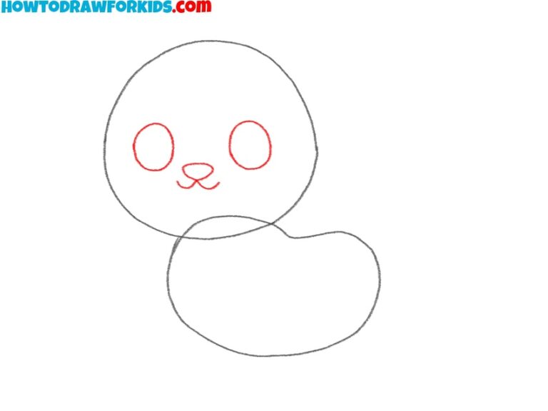 How to Draw a Snow Leopard - Easy Drawing Tutorial For Kids