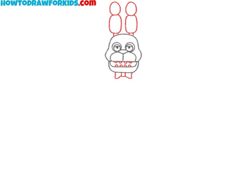 How to Draw Bonnie - Easy Drawing Tutorial For Kids