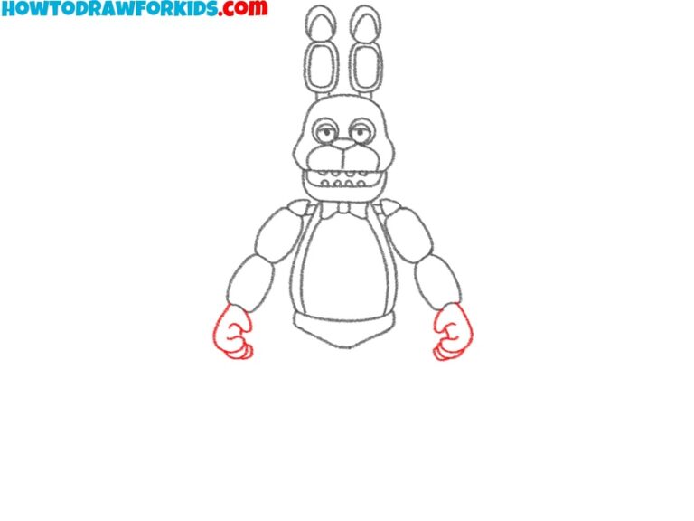 How to Draw Bonnie - Easy Drawing Tutorial For Kids