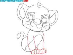 How to Draw Simba - Easy Drawing Tutorial For Kids
