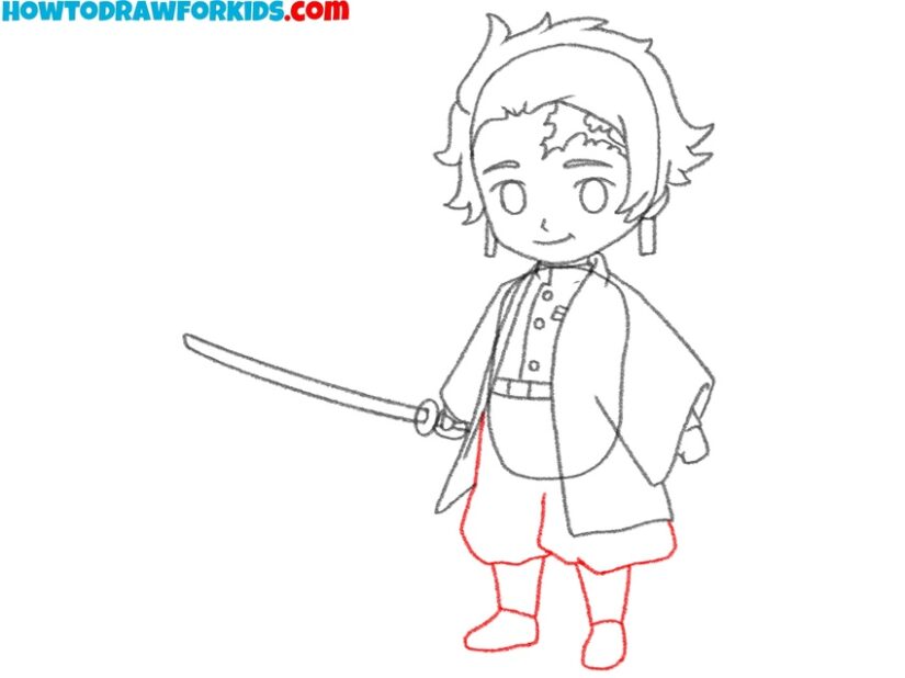 How to Draw Tanjiro - Easy Drawing Tutorial For Kids