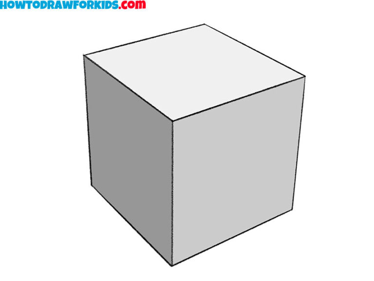 How to Draw a 3D Box - Easy Drawing Tutorial For Kids