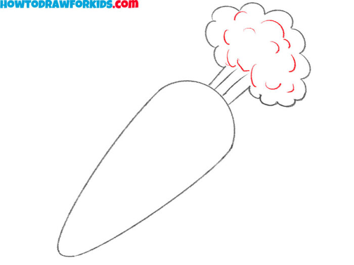 How to Draw a Carrot - Easy Drawing Tutorial For Kids