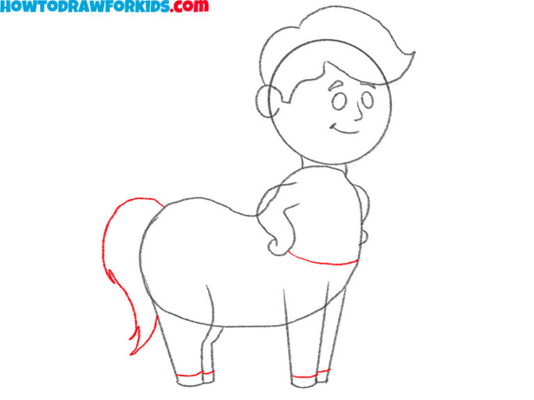 How to Draw a Centaur - Easy Drawing Tutorial For Kids