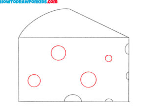 How to Draw Cheese - Easy Drawing Tutorial For Kids