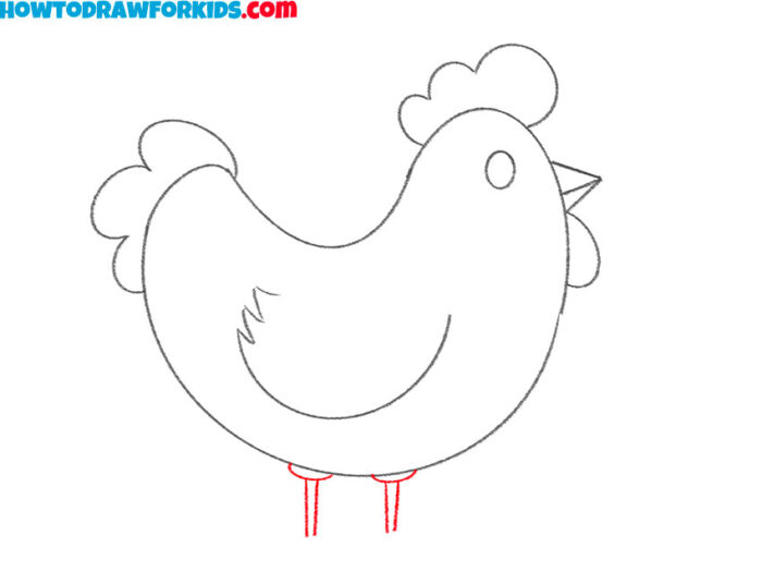 How to Draw a Chicken - Easy Drawing Tutorial For Kids