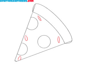 How to Draw a Pizza Pie - Easy Drawing Tutorial For Kids