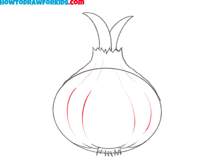 How to Draw an Onion - Easy Drawing Tutorial For Kids
