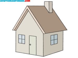 How to Draw a 3D House - Easy Drawing Tutorial For Kids