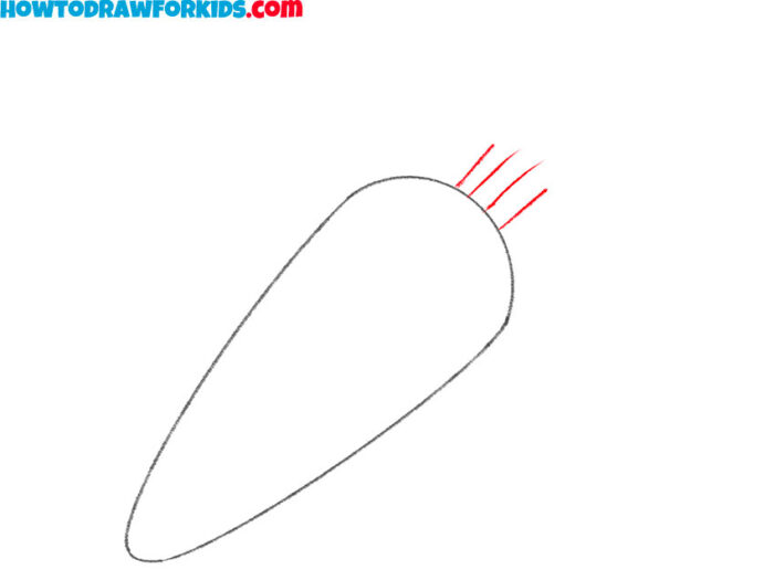How to Draw a Carrot - Easy Drawing Tutorial For Kids