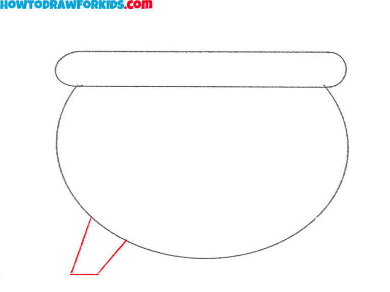 How to Draw a Cauldron - Easy Drawing Tutorial For Kids