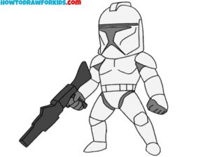 How to Draw a Clone Trooper - Easy Drawing Tutorial For Kids