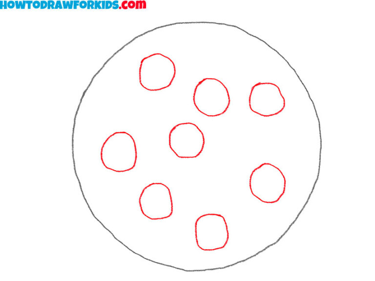 How to Draw a Cookie - Easy Drawing Tutorial For Kids