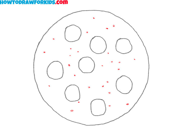 How to Draw a Cookie - Easy Drawing Tutorial For Kids