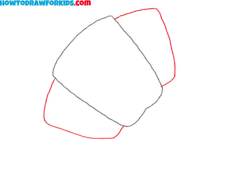 How to Draw a Croissant - Easy Drawing Tutorial For Kids