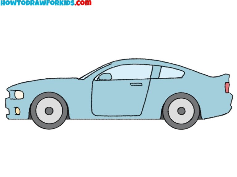 How to Draw a Super Car - Easy Drawing Tutorial For Kids