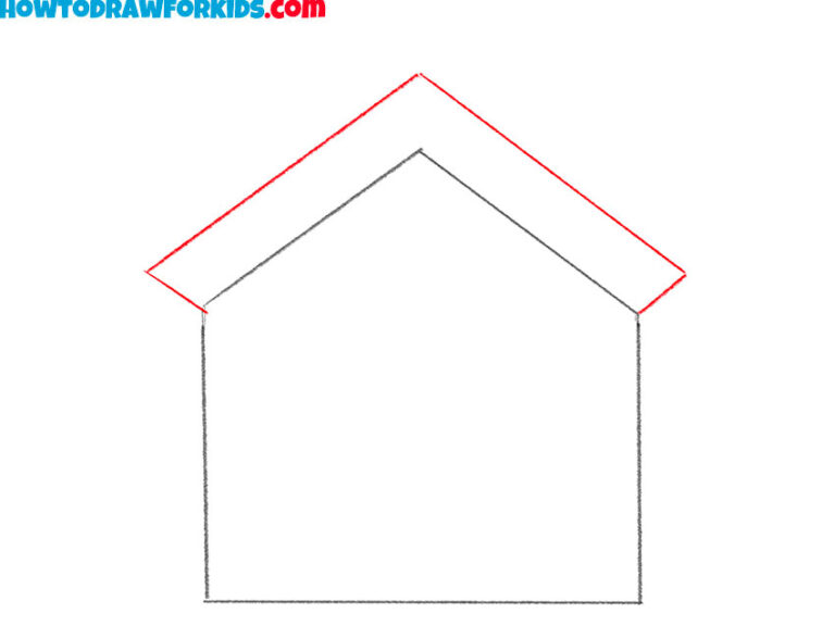 How to Draw a House - Easy Drawing Tutorial For Kids