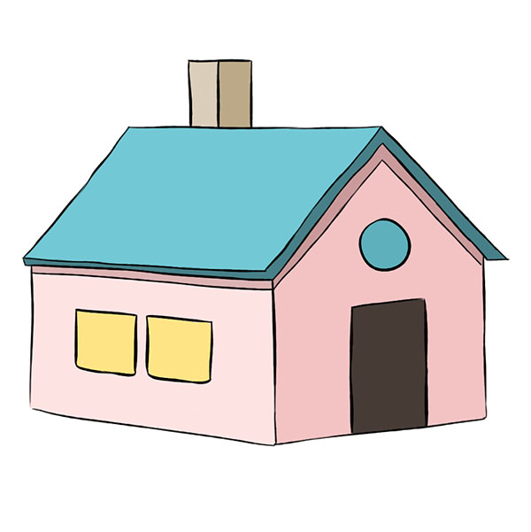 How To Draw A House Step By Step Easy Drawing Tutorial For Kids How To Draw A House Step By Step Easy Drawing Tutorial For Kids